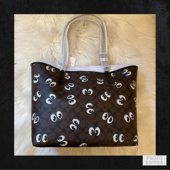 Coach | Bags | Coach Halloween Eyes Signature City Tote Nwt | Poshmark